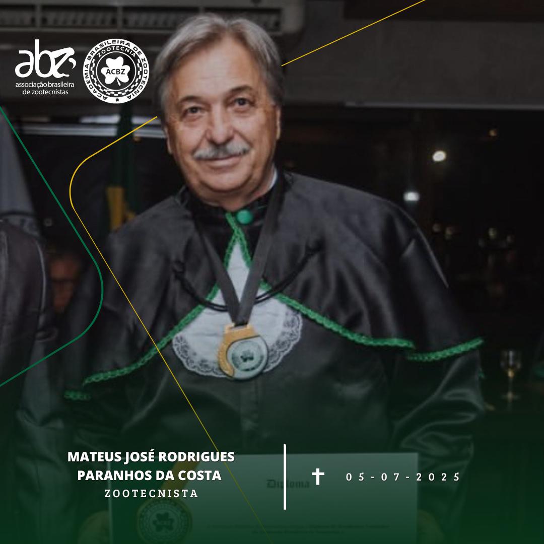 Nota de Falecimento – Professor Mateus José Rodrigues Paranhos da Costa ...